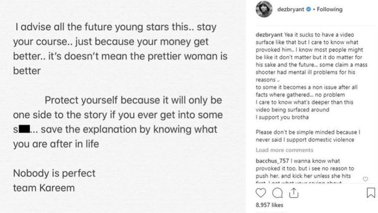 Dez says he's 'Team Kareem' in deleted Instagram post | th…