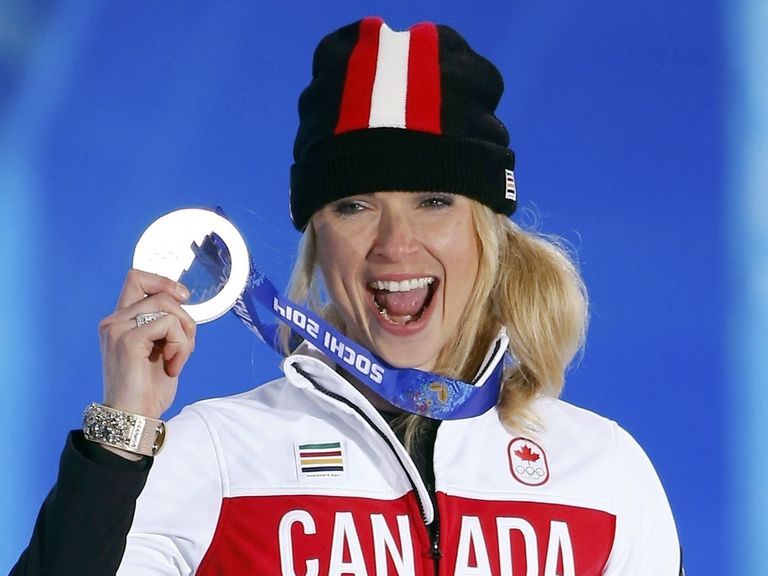 PHOTOS: Canada's Dominique Maltais receives her snowboard cross silver ...