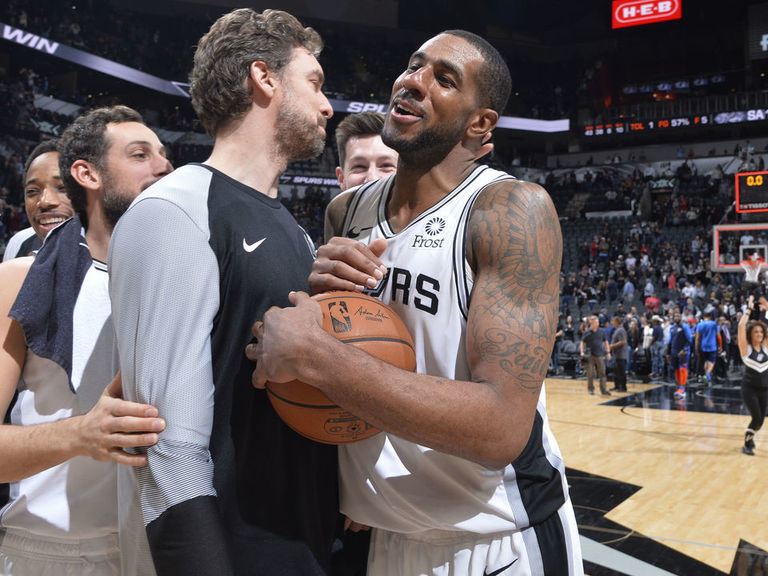 Aldridge's career-high 56 leads Spurs past Thunder in double-OT ...