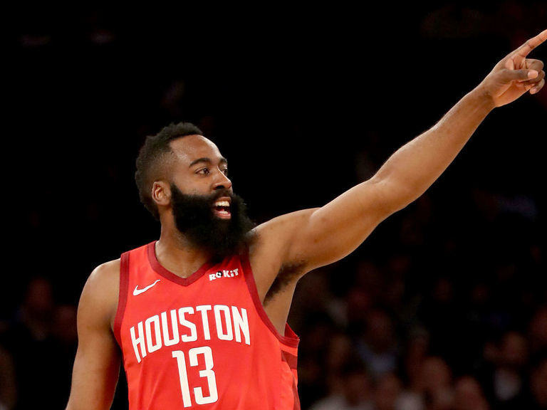 Harden hits multiple milestones in 61-point night at MSG | theScore.com