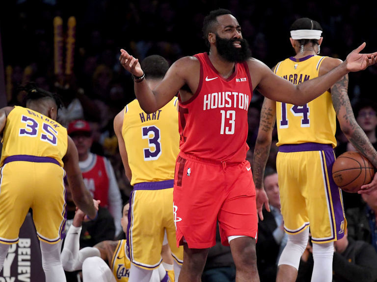 Harden rips 'arrogant' ref Scott Foster after fouling out vs. Lakers ...