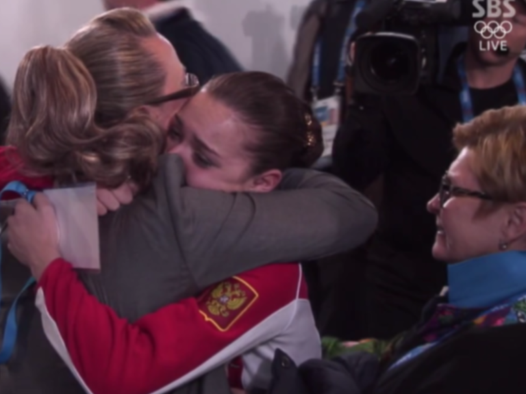 Why this embrace between a Russian figure skater and a Russian judge is ...