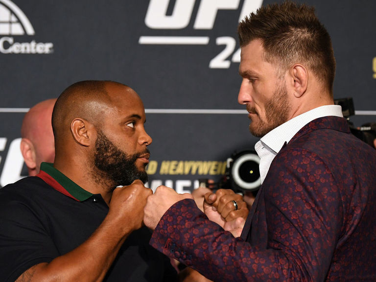 Stacked UFC 241 card set with DC, Miocic both much lighter for rematch ...