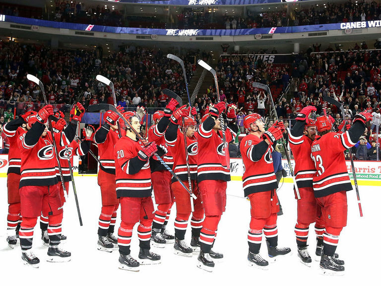 Hurricanes win 5 straight to start season for 1st time in franchise ...
