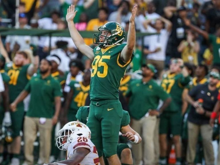 Baylor coach jokes about kicker's dating profile after game-winning FG ...