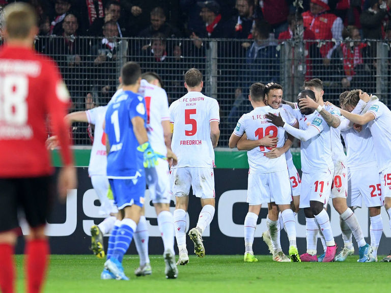 Union Berlin strike late to reach German Cup last 16 | theScore.com