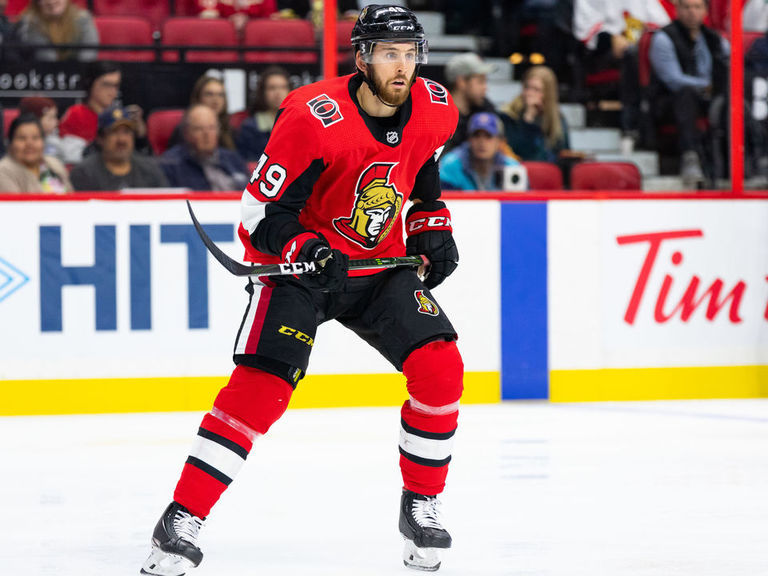 Senators' Sabourin stretchered off ice | theScore.com