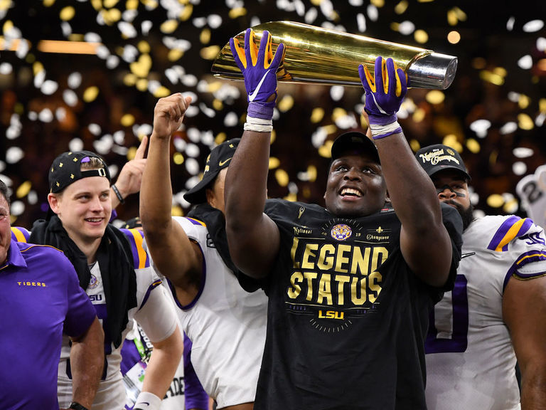 LSU's title sees Tigers finish No. 1 in AP Top 25 for 3rd time ...