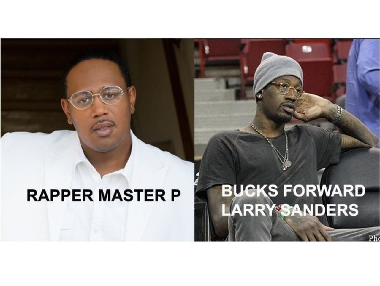 PHOTO: Portrait of Larry Sanders as a mid-90s rap artist | theScore.com