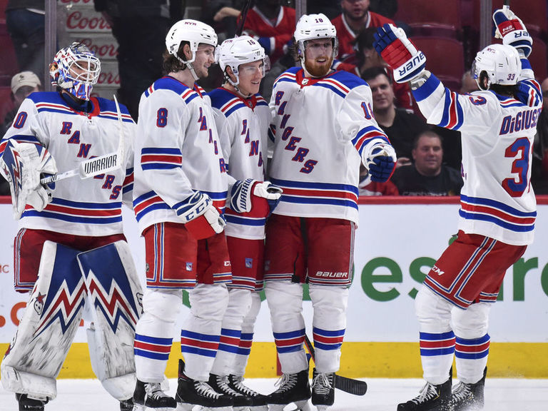 Rangers win 5th straight to keep climbing in playoff race | theScore.com