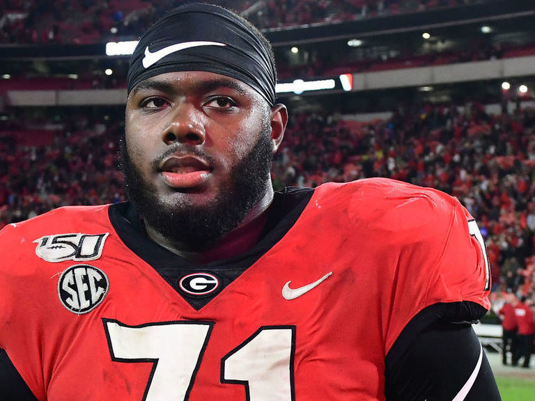 Giants boost O-line, select OT Andrew Thomas 4th overall | theScore.com