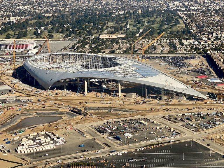 SoFi Stadium construction worker tests positive for COVID-19 | theScore.com