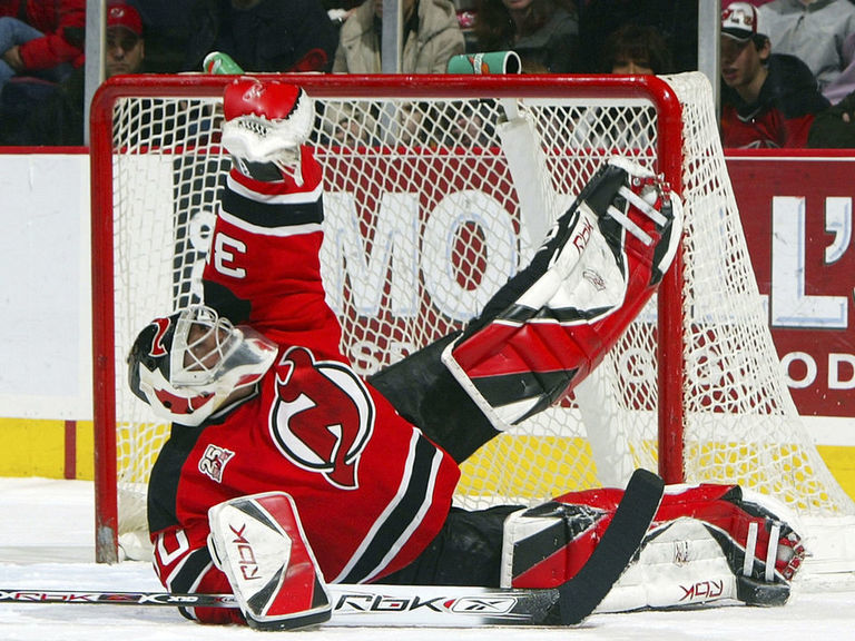 WATCH: Classic 🏒: Brodeur makes history with vintage performance ...