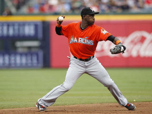 GIF: Marlins SS Hechavarria makes diving grab to rob Rockie…