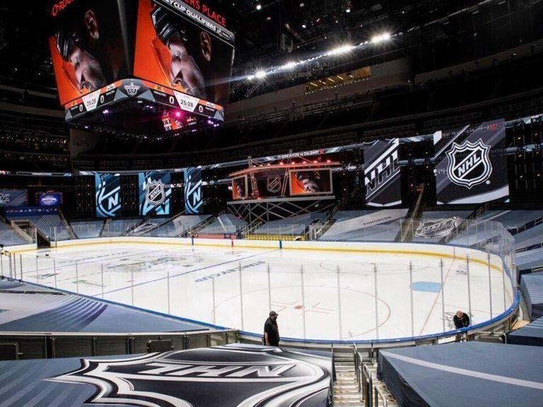 Look: Pictures emerge from Edmonton, Toronto hubs | theScore.com