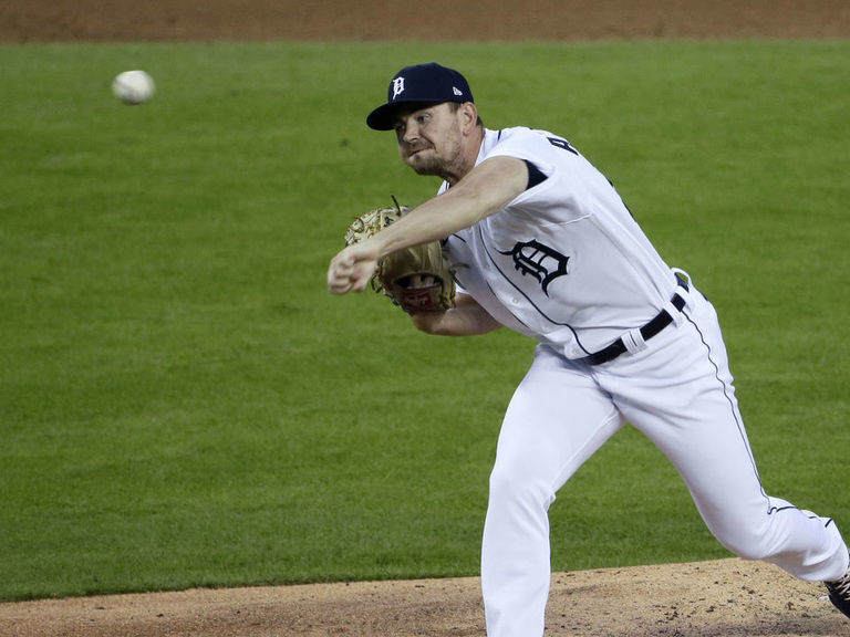 Tigers' Alexander ties AL record for consecutive Ks with 9 vs. Reds ...