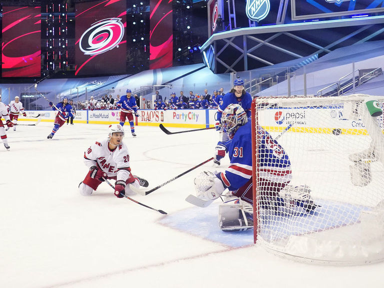 Hurricanes sweep Rangers, become 1st team to advance out of qualifiers ...