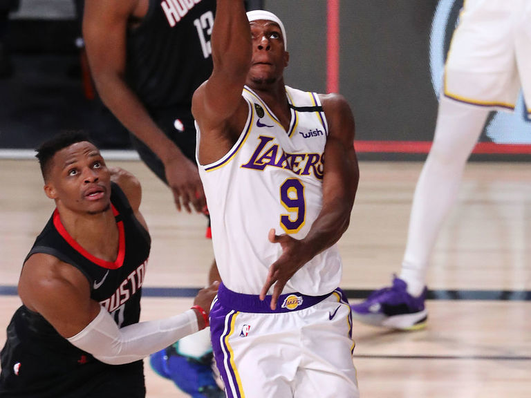 Russ furious after on-court argument with Rondo's brother | theScore.com