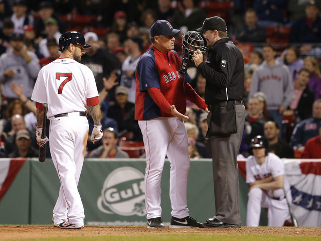 GIF: Red Sox manager John Farrell ejected, uses NSFW langua…