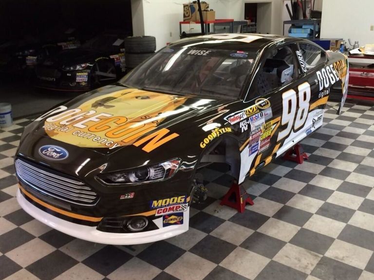 Josh Wise's actual 'Dogecoin' car design for Talladega unveiled | theScore.com