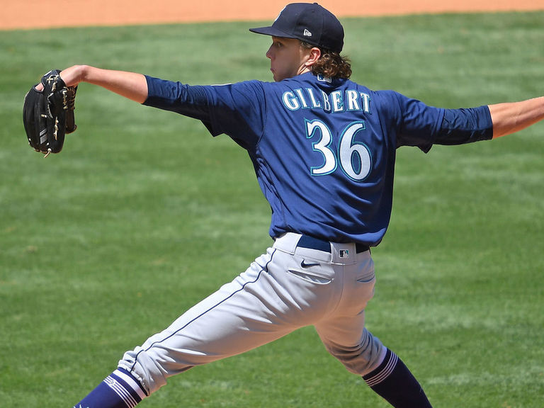 Gilbert earns 1st big-league win as Mariners down Angels | theScore.com