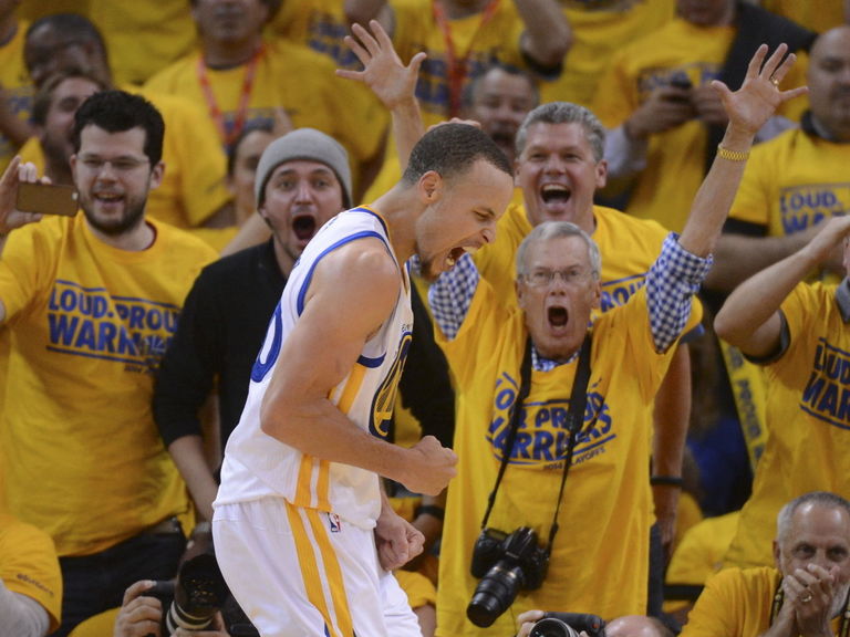 Steph Curry's 5 1st quarter 3-pointers on Sunday, in 1 GIF | theScore.com