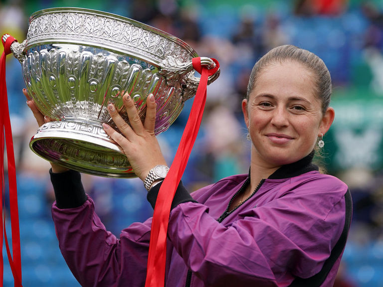Ostapenko tunes up for Wimbledon by winning Eastbourne title | theScore.com
