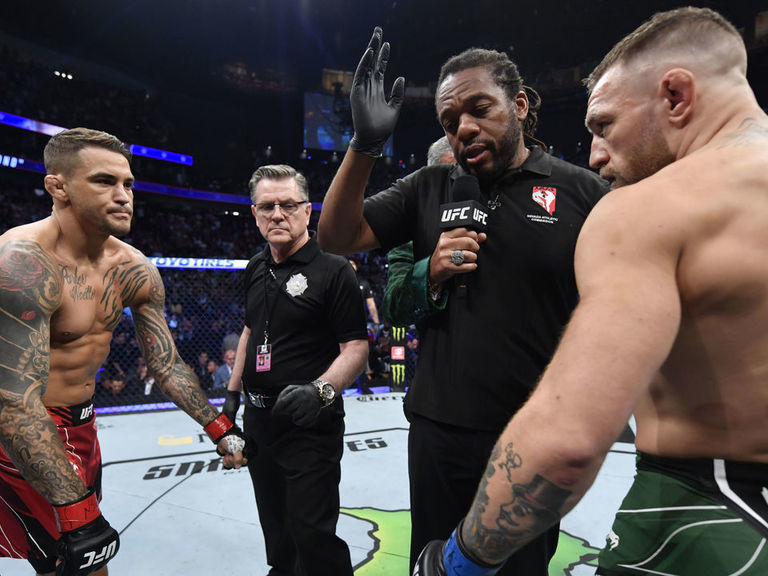 Khabib and other fighters react to McGregor's injury, Poirier's win ...