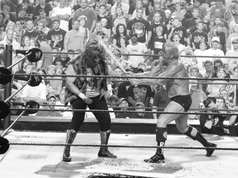 Ric Flair's barbed wire bat from Foley match fetches over $19K at ...