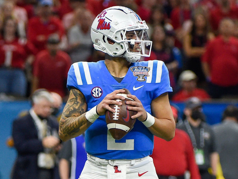 Panthers trade into 3rd round to draft Matt Corral | theScore.com