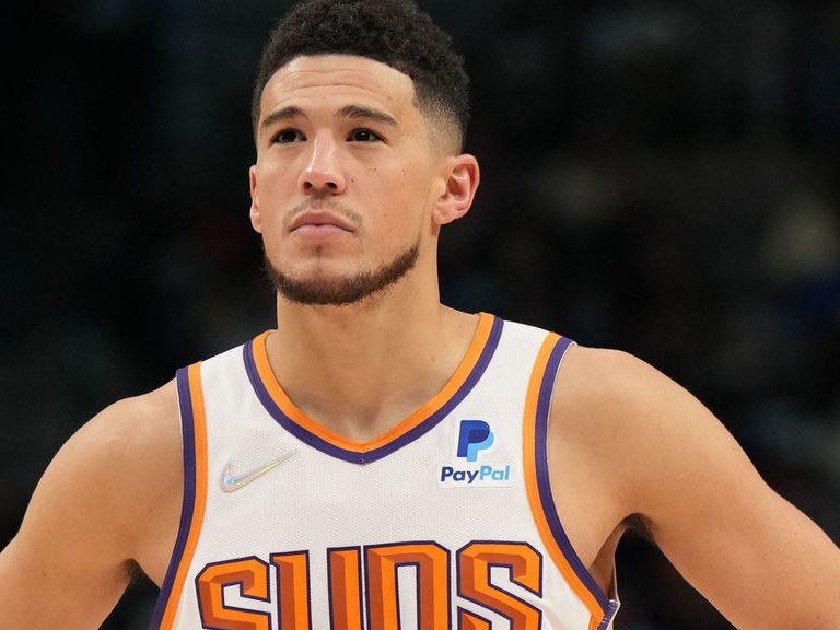 Booker out vs. Trail Blazers after entering protocols | theScore.com