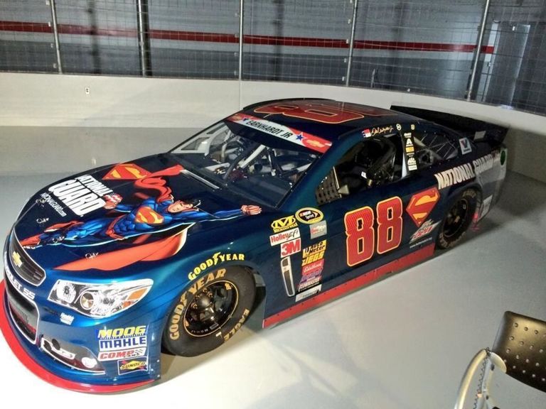 FIRST LOOK: Dale Earnhardt Jr.'s Superman / National Guard car ...