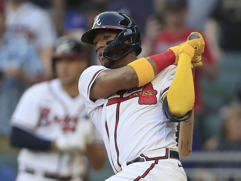Acuna gets a hit in return as Braves thump Cubs | theScore.com