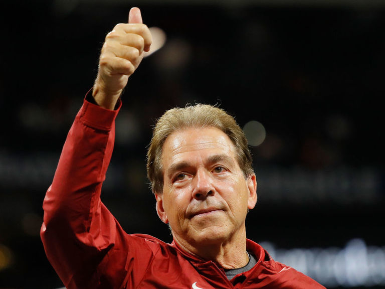 Fans honor Saban with oatmeal cream pies, 'Amazing Grace' sing-along ...