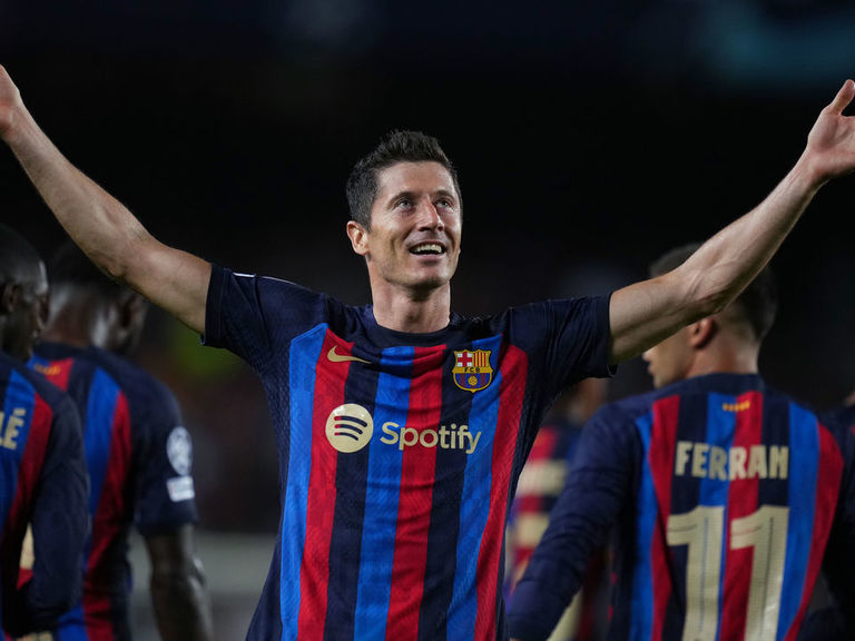 Watch: Lewandowski makes history with hat-trick as Barca thrash Plzen ...