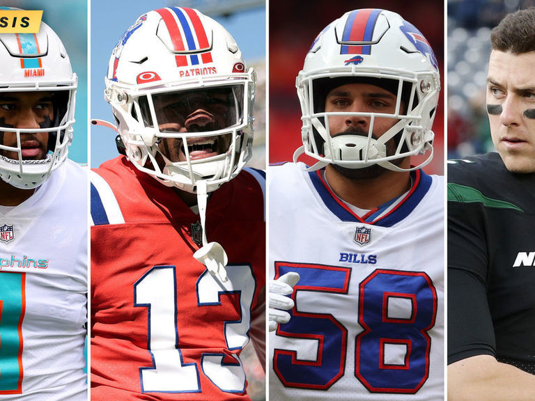 The AFC East race is historically deep and could go down to the wire ...