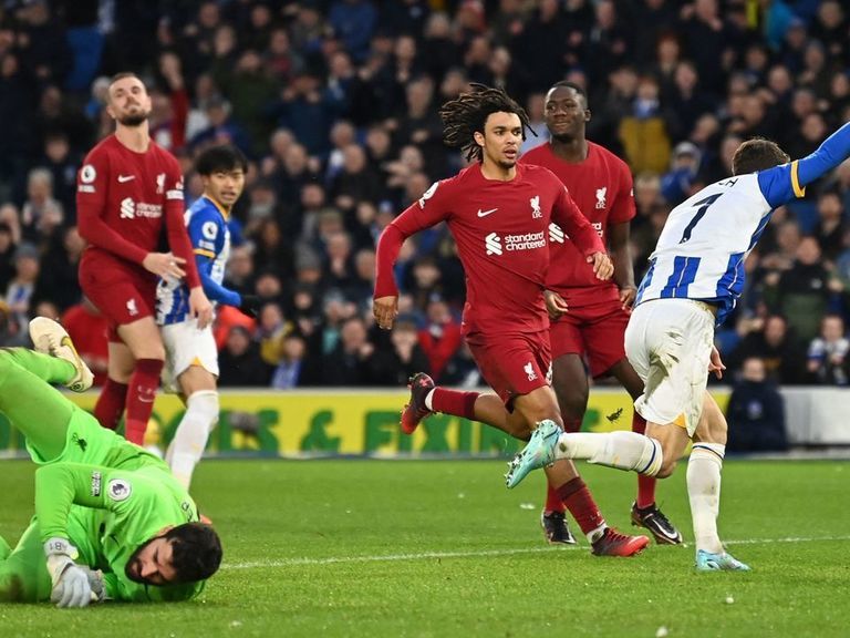 Liverpool outclassed by Brighton in worst game Klopp has seen as ...
