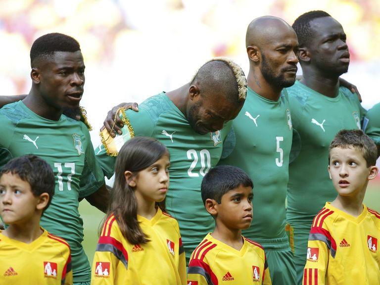 GIF: Ivory Coast's Serey Die gets emotional thinking about father's ...