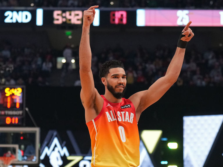 Celtics' Tatum named MVP after breaking All-Star scoring record ...