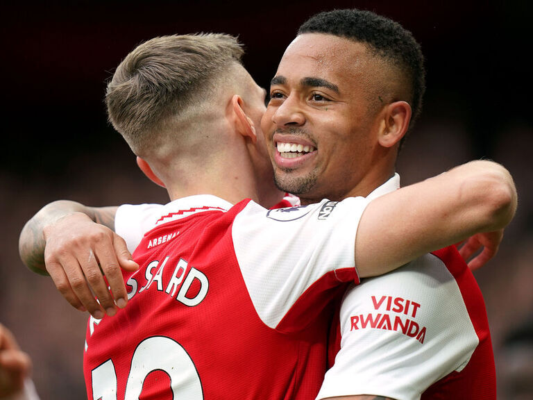 Jesus hits double, Arsenal rout Leeds to restore 8-point advantage ...