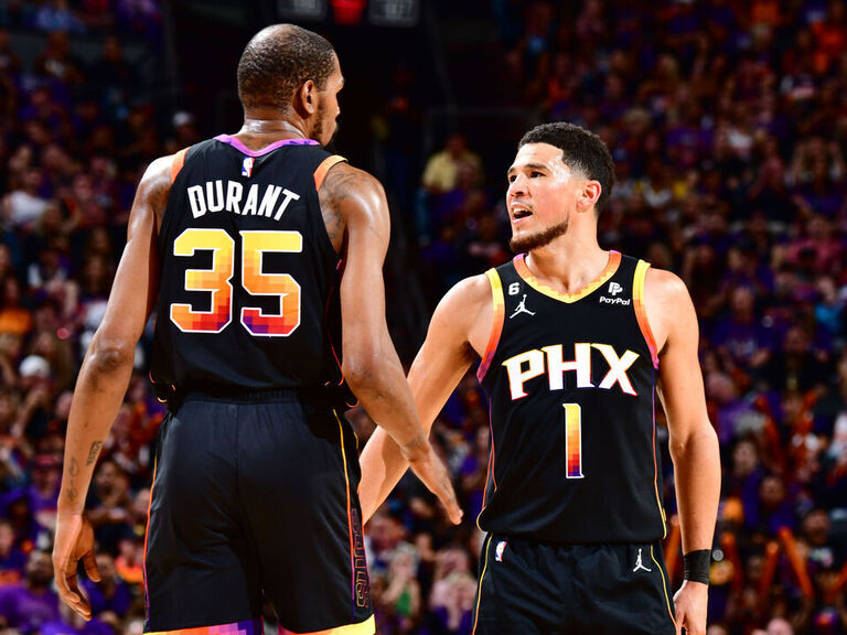 Durant 'at a loss for words' after Booker's playoff-high 47 points ...