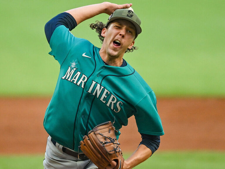 Gilbert records 15 straight outs as Mariners overpower Braves ...