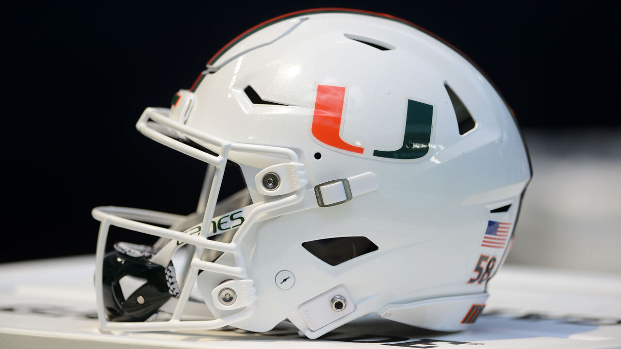 Miami Hurricanes Football Helmets