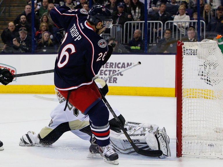 Blue Jackets sign Corey Tropp to 2-year, $1.25M contract extension ...
