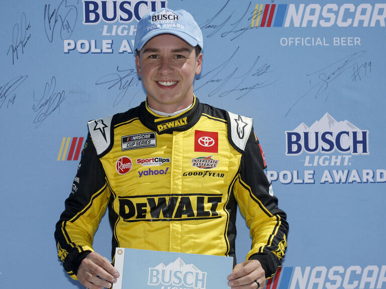 Bell qualifies on pole for Cup Series race at Kansas Speedway ...