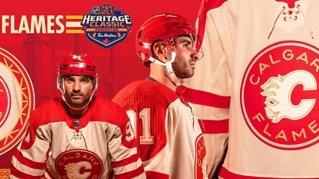 Oilers, Flames unveil Heritage Classic uniforms | theScore.com