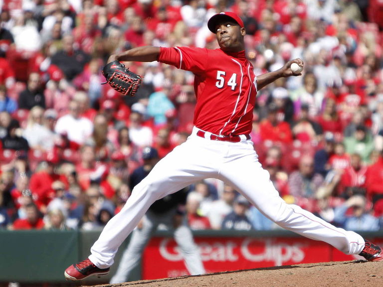 Reds' Chapman becomes fastest pitcher to record 500 strikeouts in MLB ...