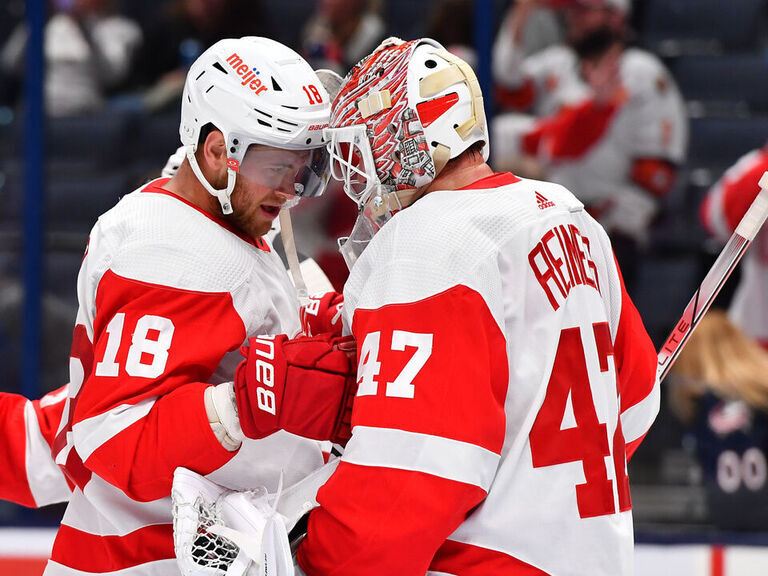 Reimer blanks Blue Jackets in Red Wings debut | theScore.com