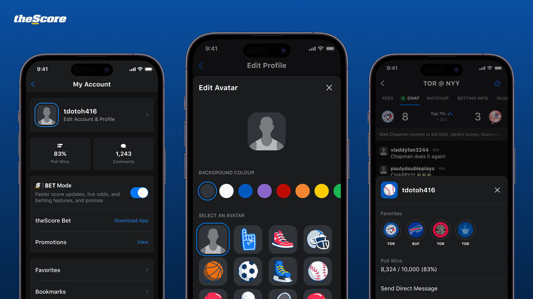 Check out the new Community features on theScore app! | theScore.com