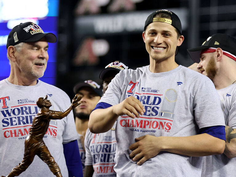 Rangers' Seager claims historic 2nd career World Series MVP | theScore.com